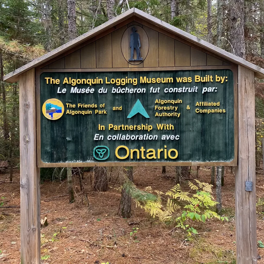 Explore the Algonquin Logging Museum | Spanky's Road Trips